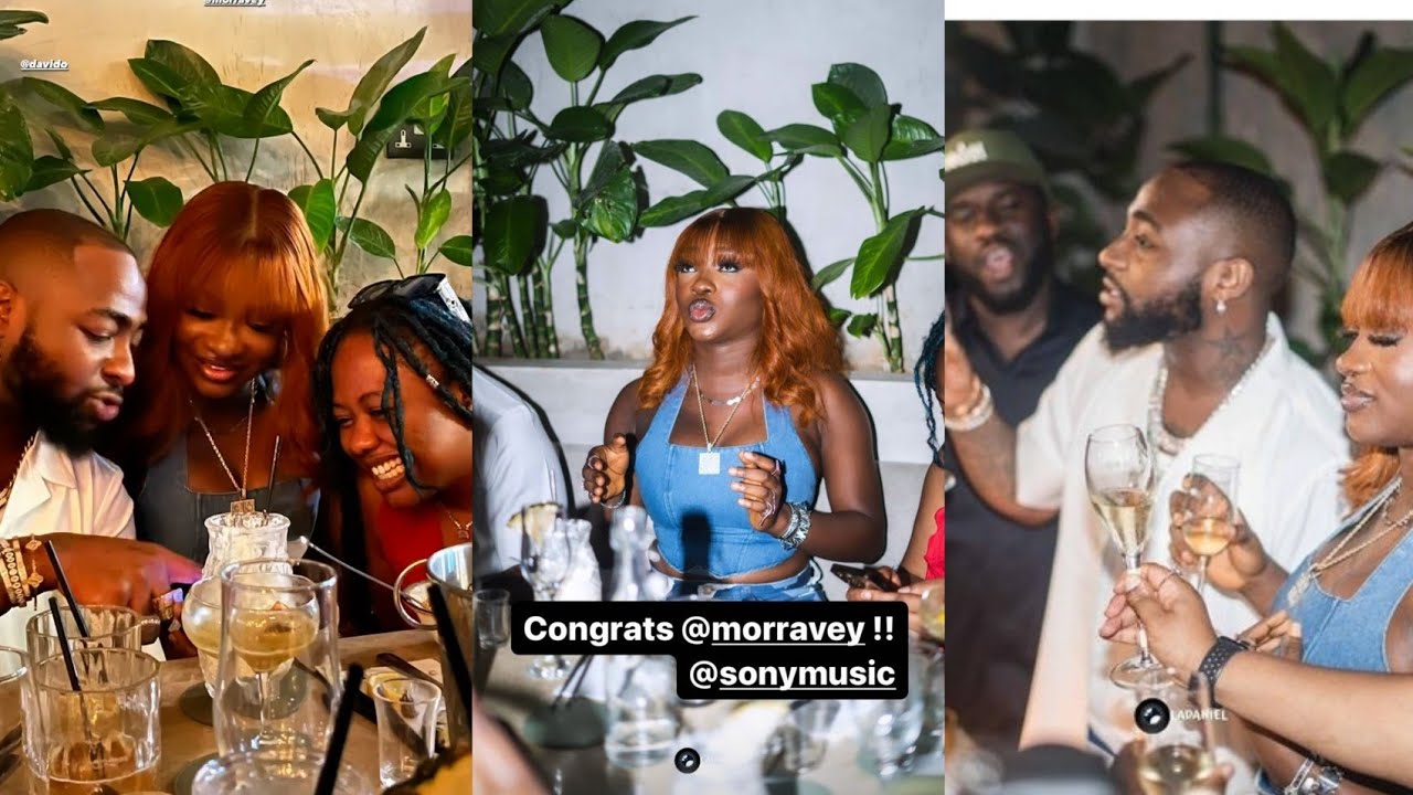 Davido 's signee,Morravey, signed to SONY MUSIC!!! CONGRATULATIONS GIRL ...