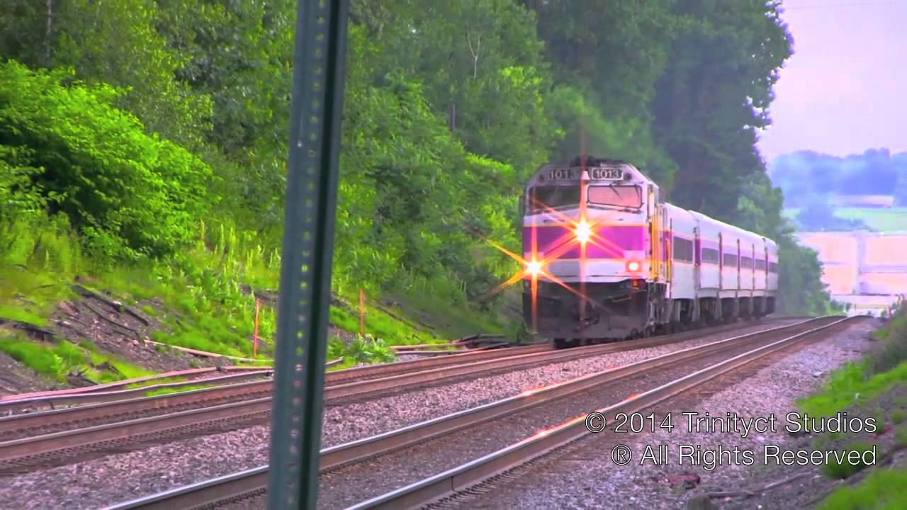 Catch Em' While You Can!! MBTA F40PH Screamer #1013 - YouTube