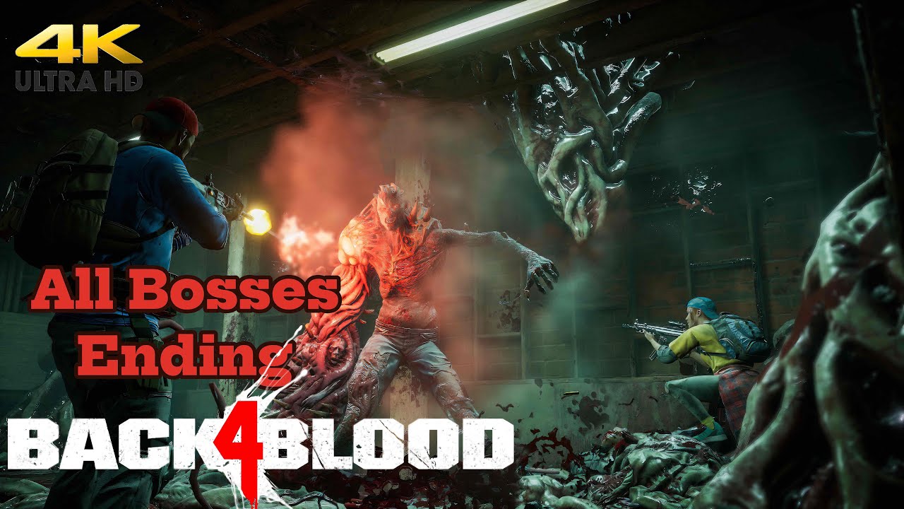 Back 4 Blood Bosses / All Bosses Fights & Ending Gameplay [ Ps5 4K HDR ...