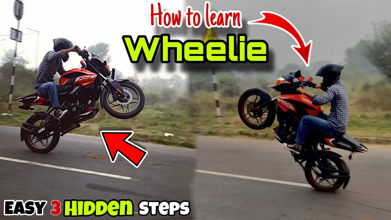 How To Learn Wheelie | Tutorial in Hindi | Tips and Tricks - YouTube