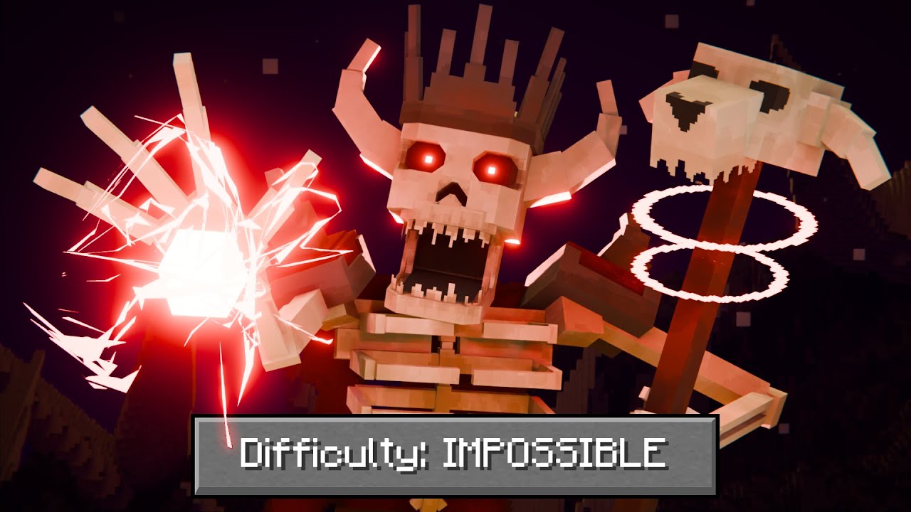 I Made Minecraft's HARDEST Skeleton Bosses... - YouTube