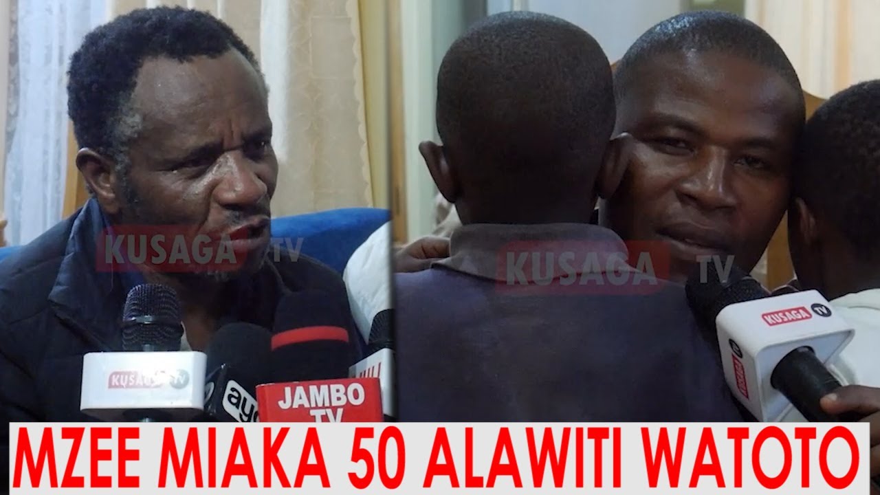 MZEE WA MIAKA 50 ANAVYOLAWITI WATOTO "ANAVUA NGUO ZOTE ANALALA UCHI ...