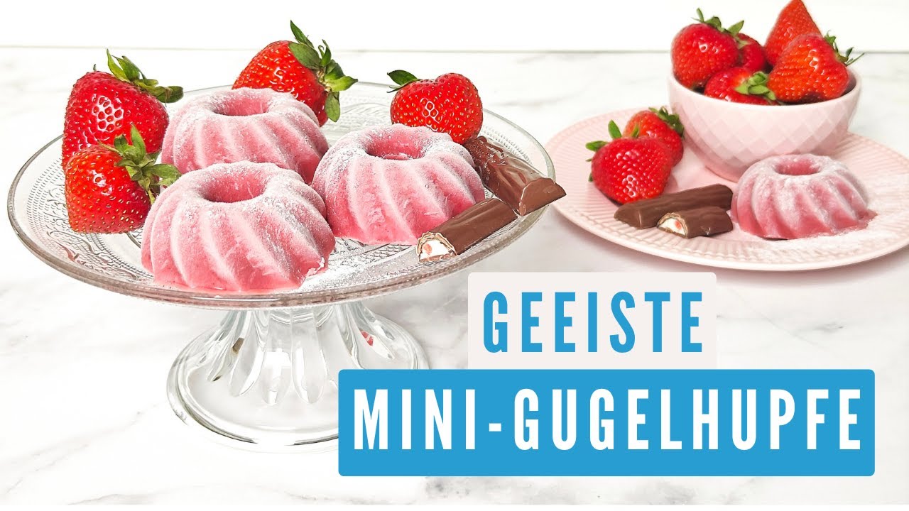 Geeiste Mini - Gugelhupfe "Yoghurette Style" I Eis genießen mal anders I Thermomix® TM 7 - YouTube