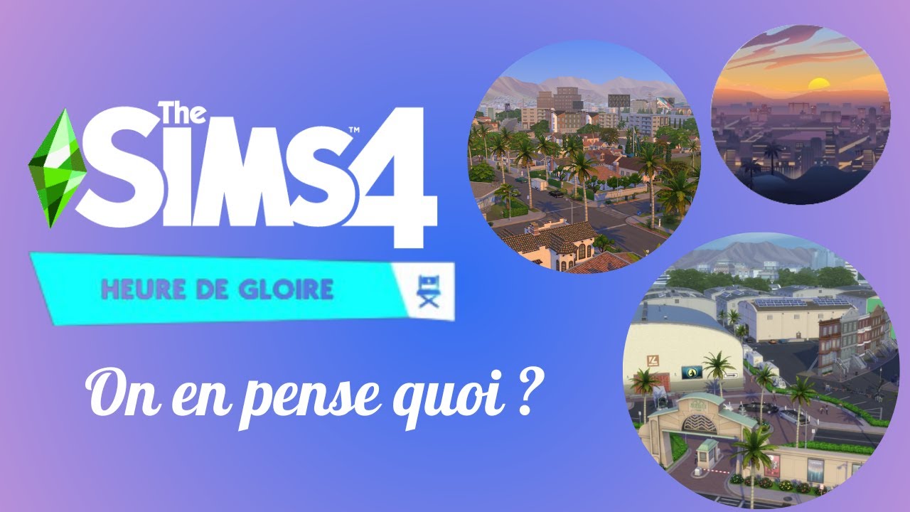 SIMS 4 - Zoom sur Heures de Gloire : le pack d’extension de star - YouTube