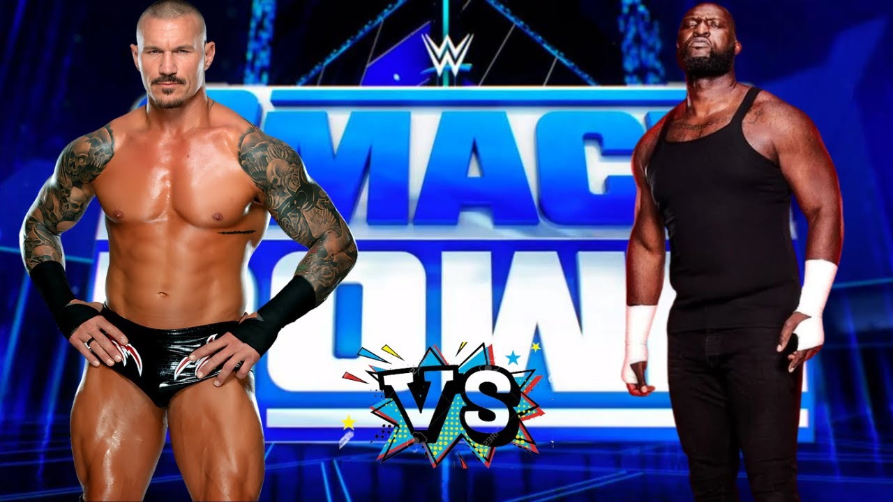 Omos Vs Mini Randy Orton One Vs One Match WWE SmackDown 19/1/2024 ...