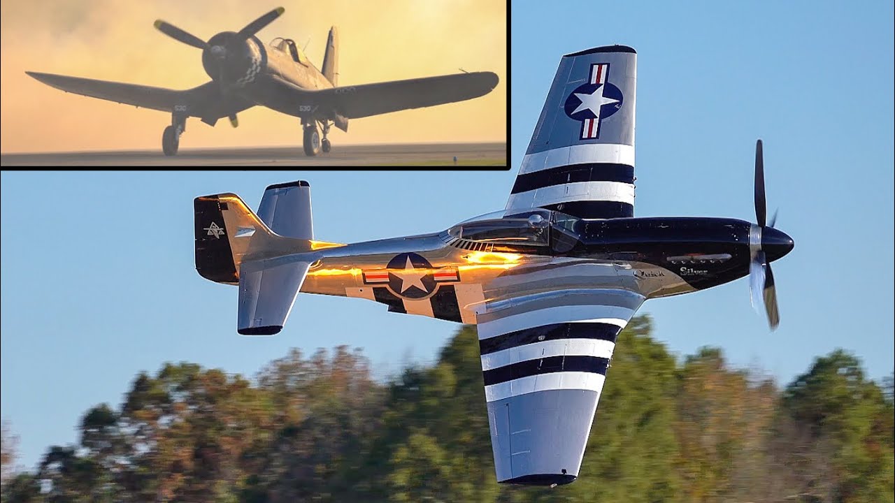 Warbirds Over Monroe 2024 Airshow [4K] Planespotting | All Performers ...