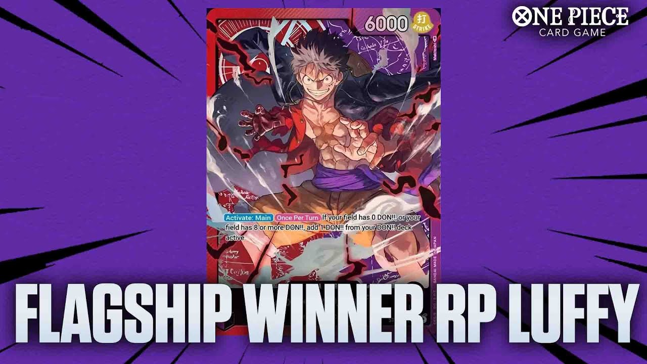[Flagship Winner RP Luffy] - Red-Purple Luffy vs Red Shanks [OP09] [One ...