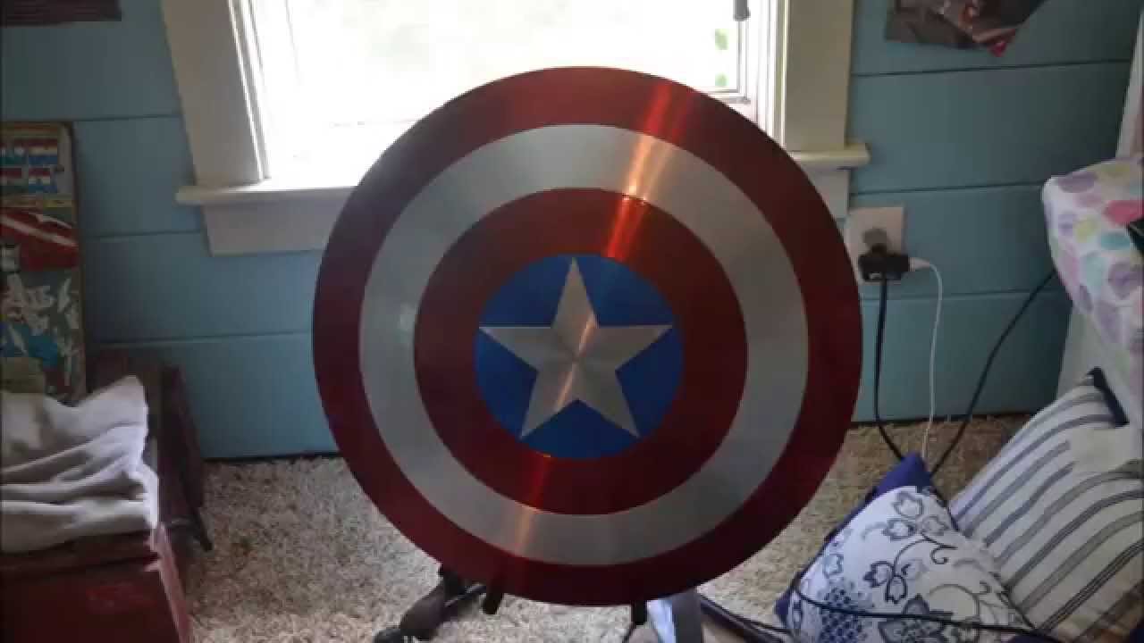 Aluminum Captain America Shield Project - YouTube