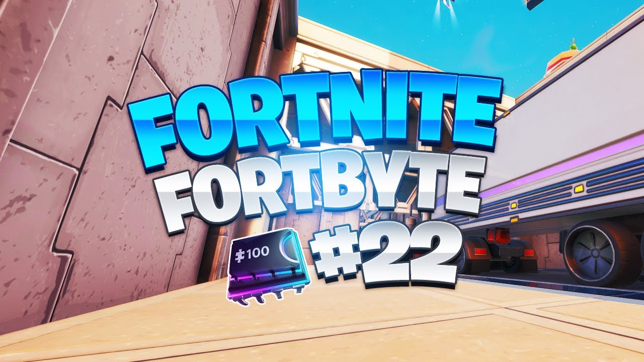 Fortnite Fortbyte #22 Location! - Accessible By Using Rox Spray In An ...