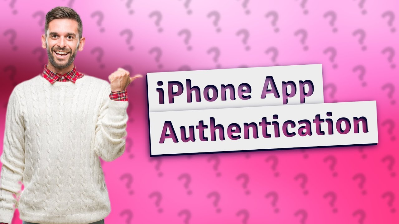 How do I authenticate an app on my iPhone? - YouTube