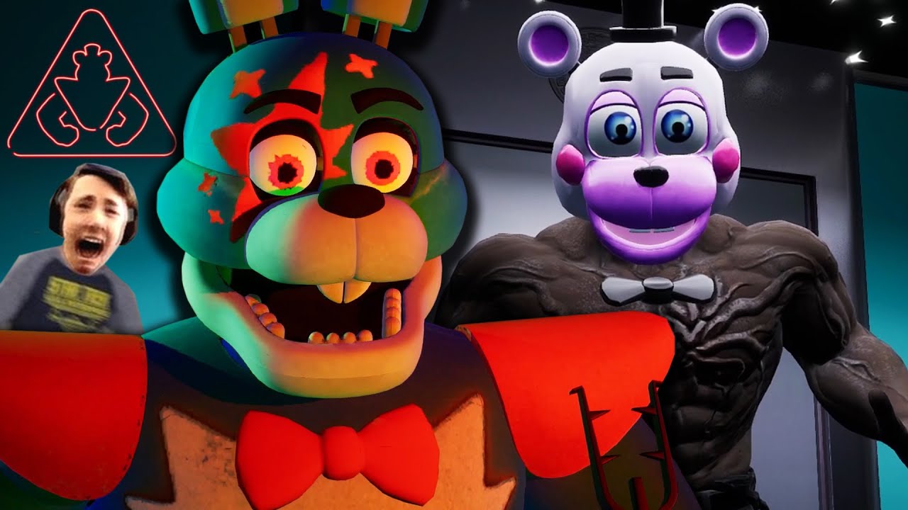 BUFF HELPY AND GLAMROCK BONNIE JOIN SECURITY BREACH... - YouTube