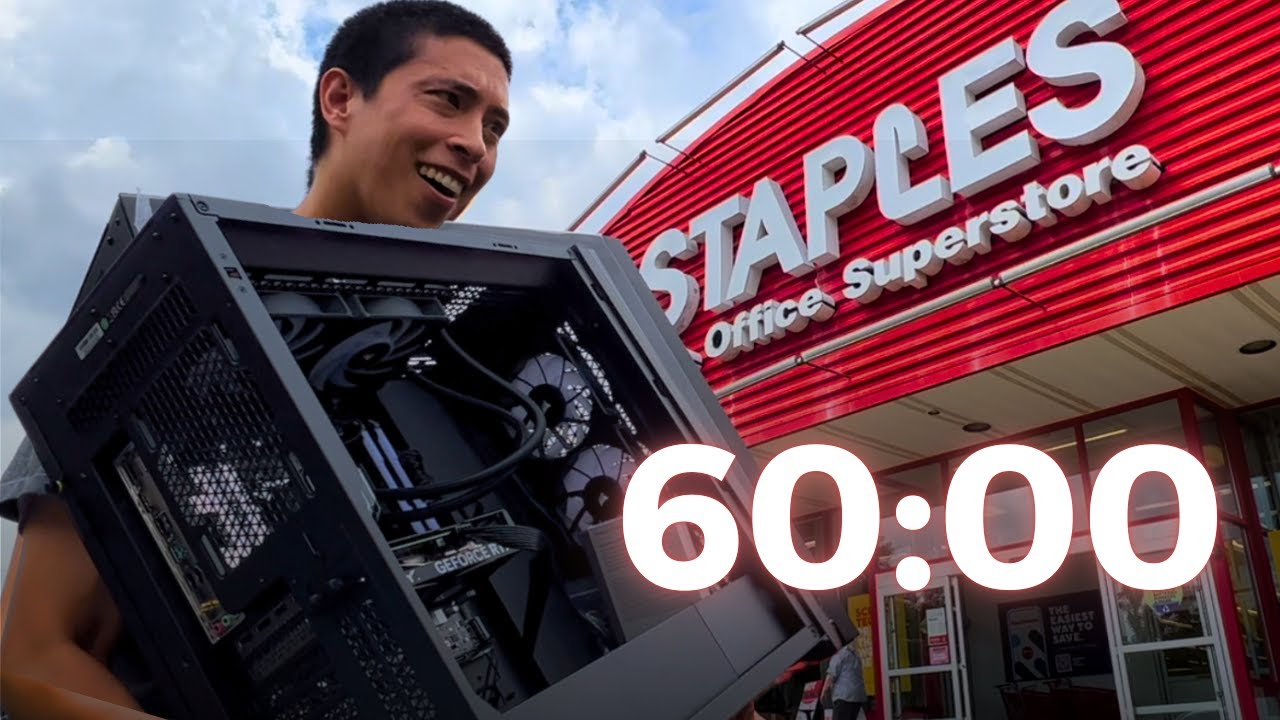 Can I Build a PC at Staples in under 60 minutes? - YouTube