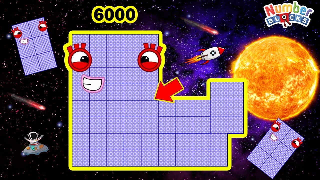 NUMBERBLOCKS PUZZLE Tetris Game 6000 ASMR Fanmade Animation ...