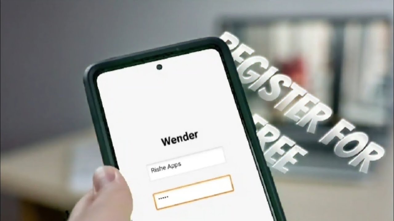 Register for free! Introducing wender app! - YouTube