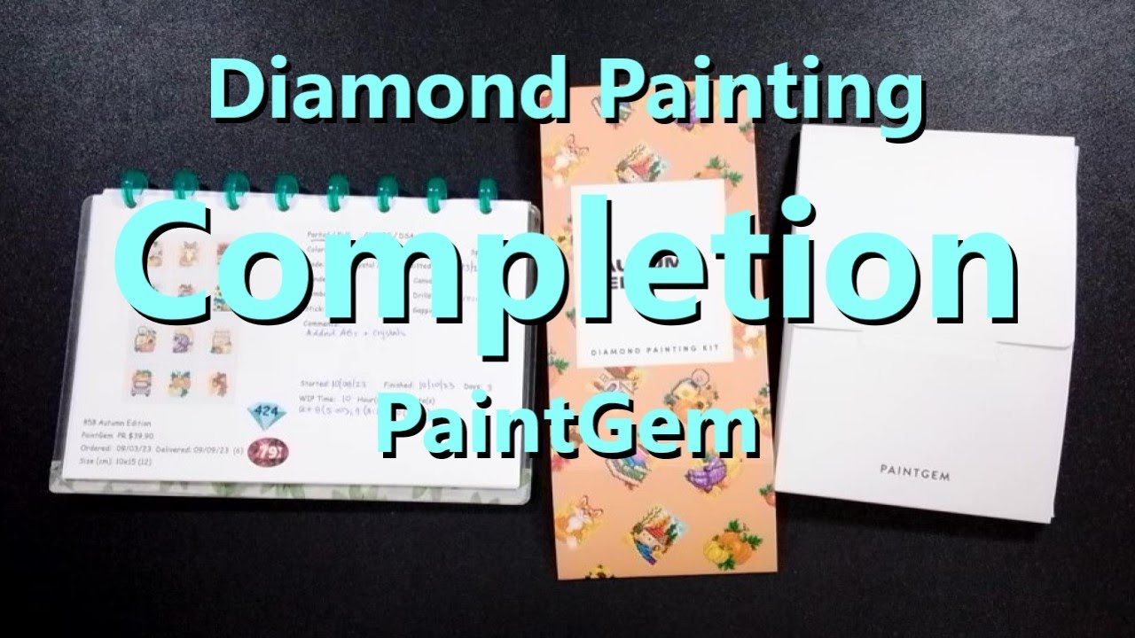 Diamond Painting Completion - PaintGem Autumn Edition - YouTube