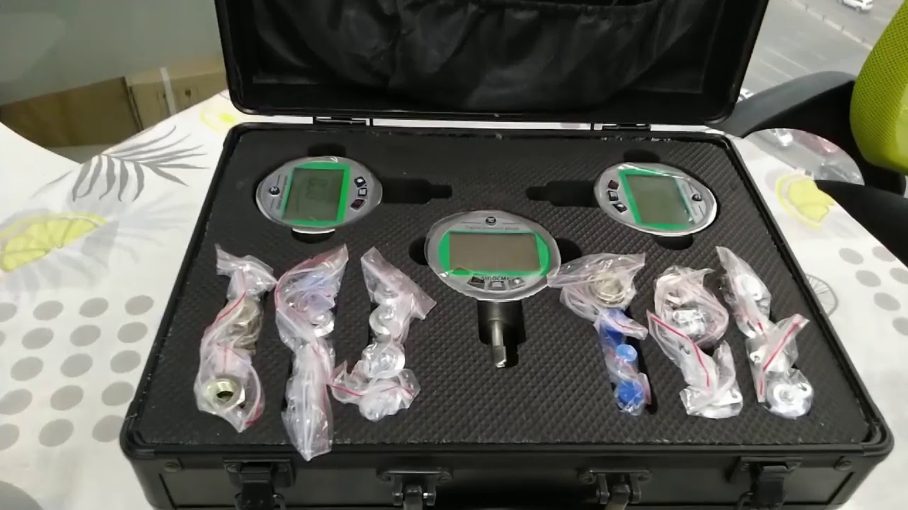 DPG Electronic Digital Pressure Test kit - YouTube