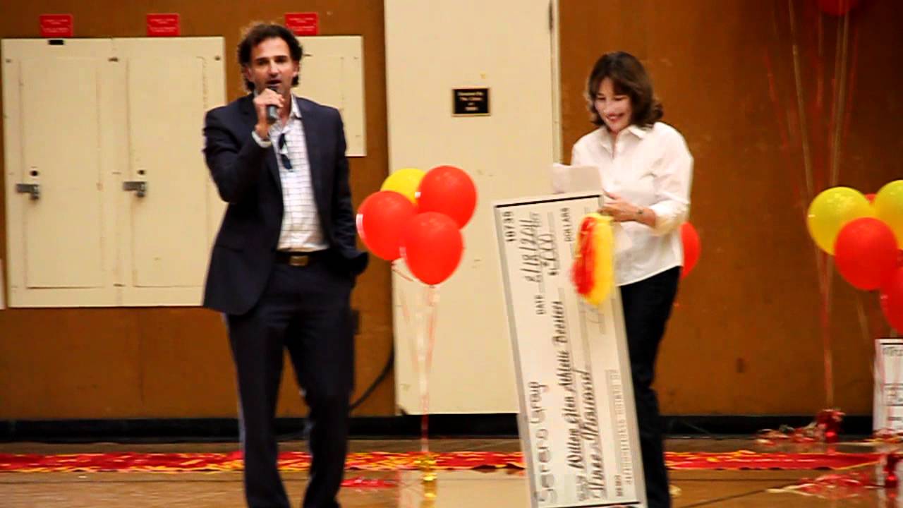 Chris Trapani Of Sereno Group Presents Check To Bring Block Letters ...