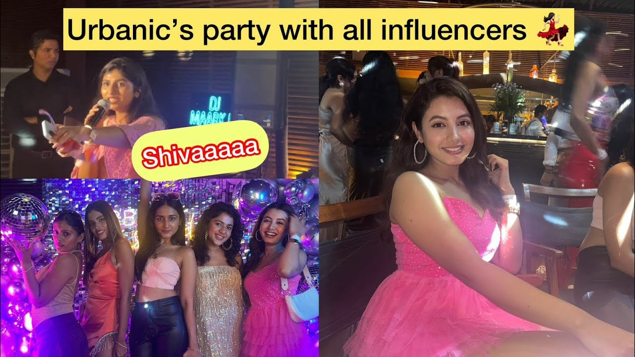 Bohot awkward feel hua urbanic ki party me 🌚 || My first influencer ...