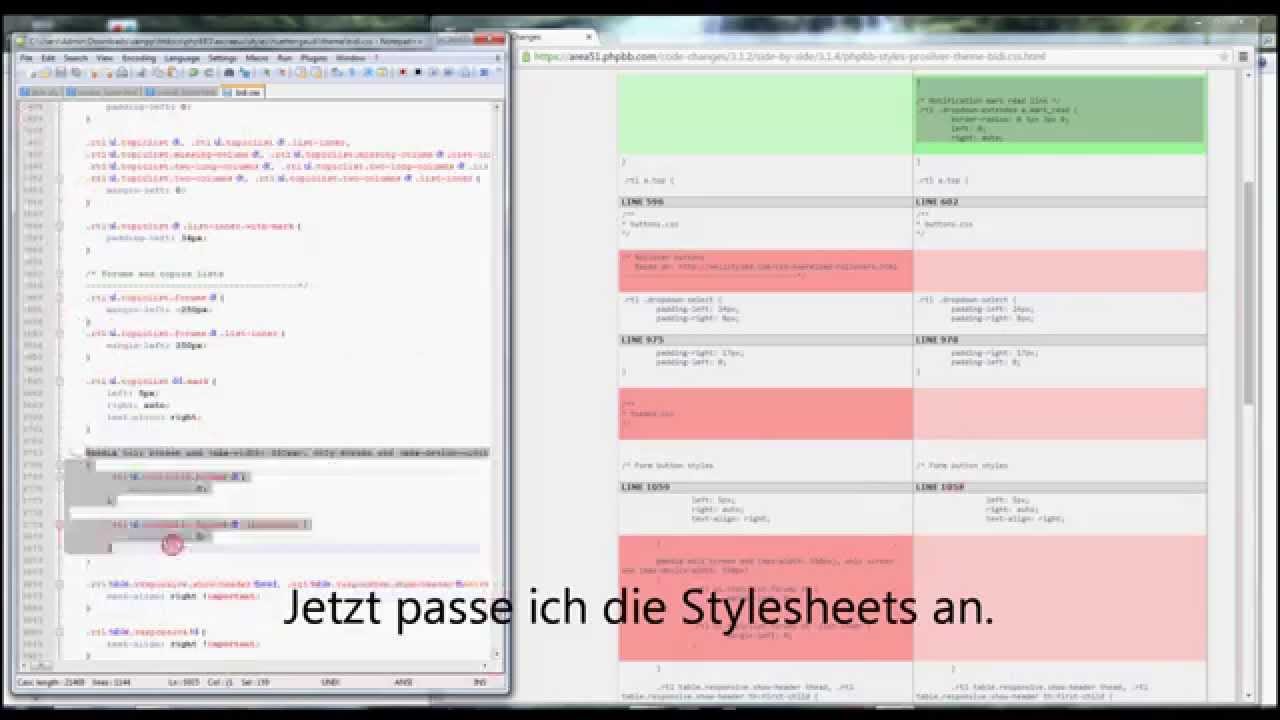 phpBB-Tutorial: einen Style updaten - YouTube