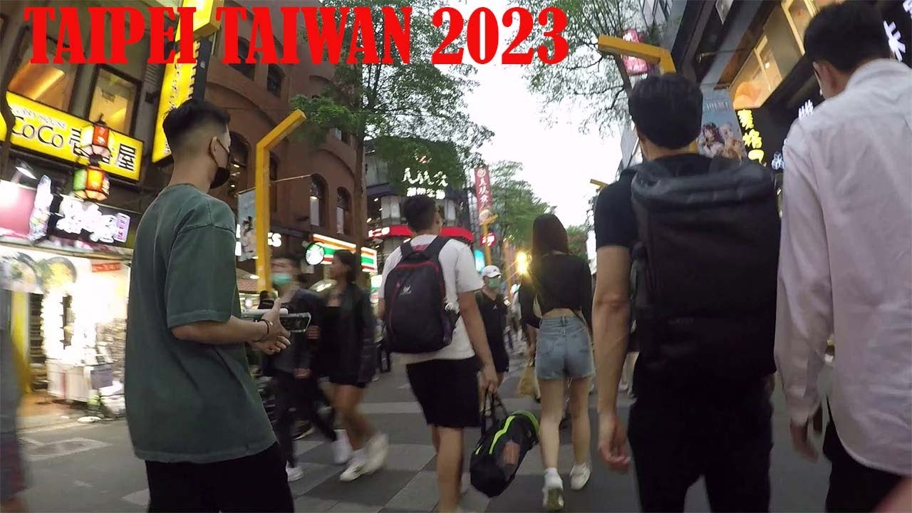 1 Hour of life in Taipei Taiwan 🇹🇼 台北 台湾2023 - YouTube