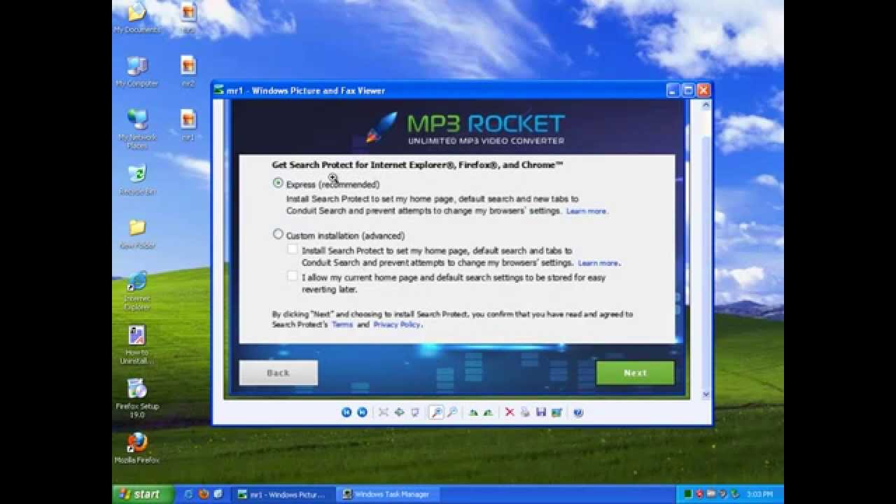Remove MP3 Rocket 6.4.8 in Windows XP - YouTube