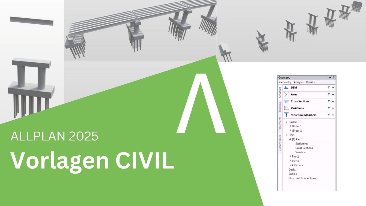 ALLPLAN 2025 Features: Civil Vorlagen - YouTube