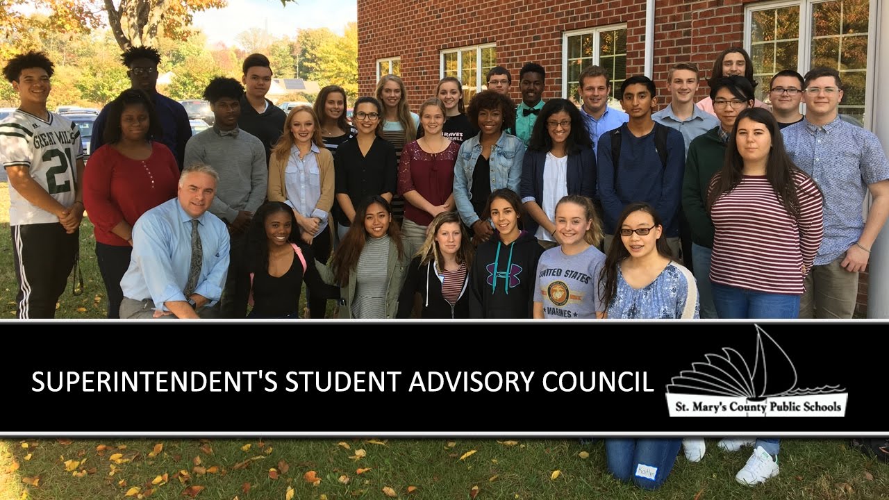 Superintendent's Student Advisory Council - YouTube