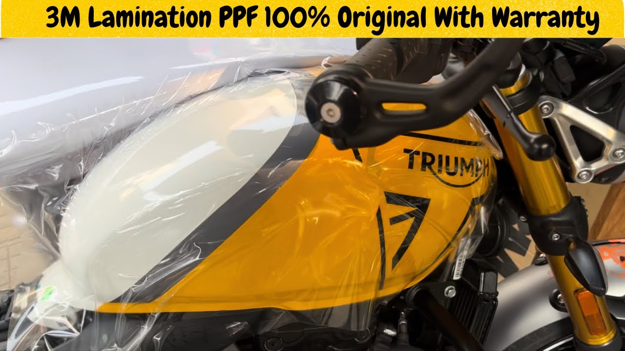 New 2024 Triumph Speed 400 3M PPF Lamination | Triumph Speed 400 ...