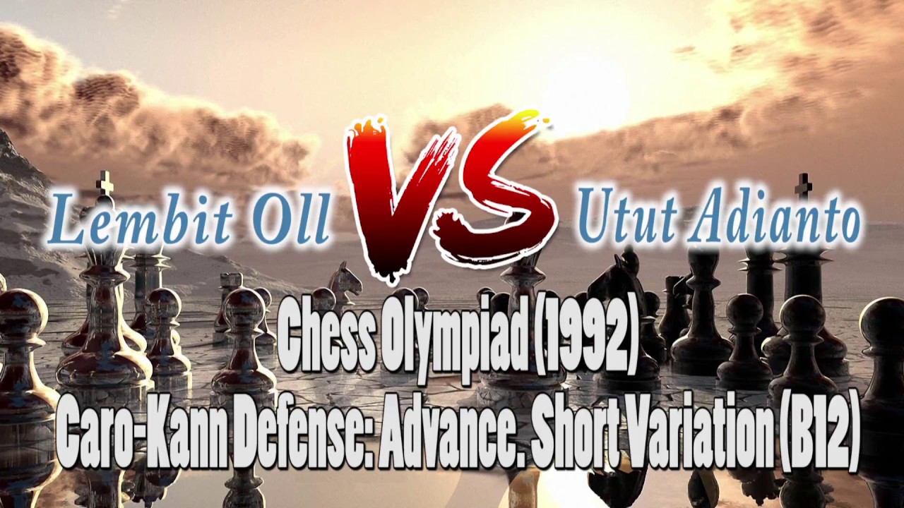 Pertandingan Catur|Chess Game Lembit Oll vs Utut Adianto-Chess Olympiad ...
