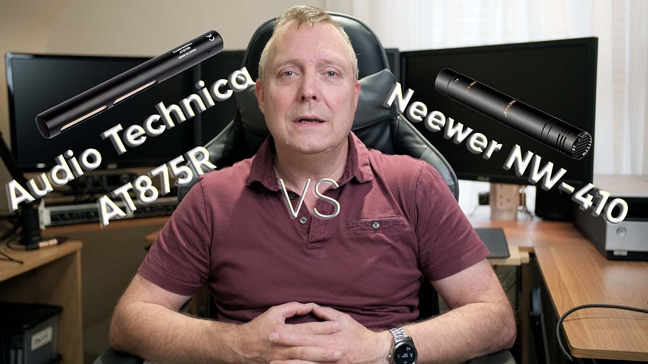 Neewer NW-410 vs AudioTechnica AT875R - YouTube