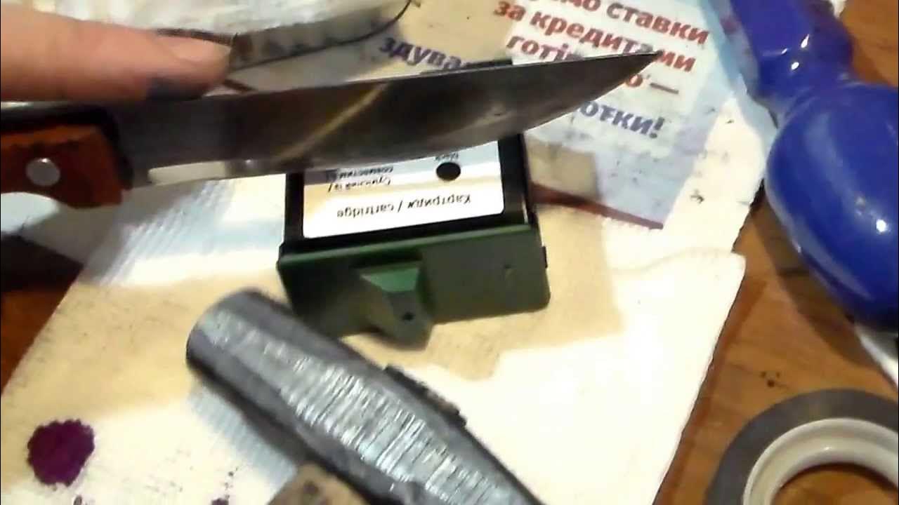 Заправка картриджа LEXMARK - YouTube