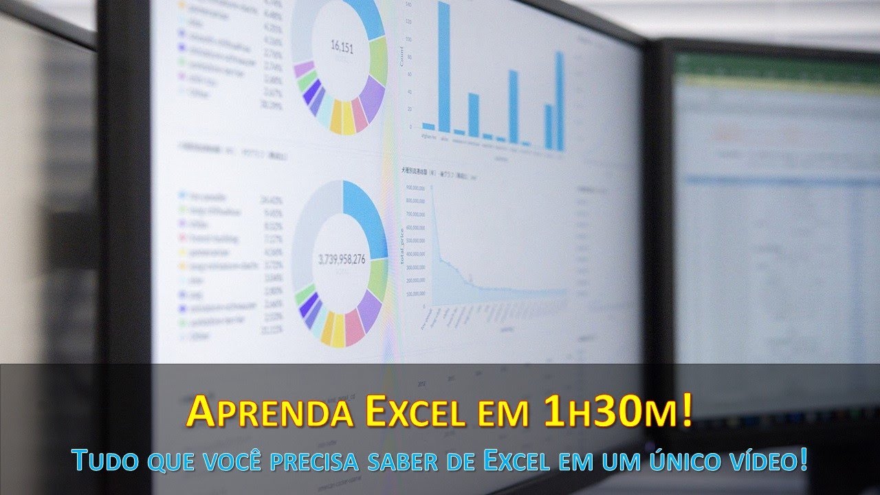 Aprenda Excel em 1h30m!!!! Aprender Excel rapidamente só depende de ...
