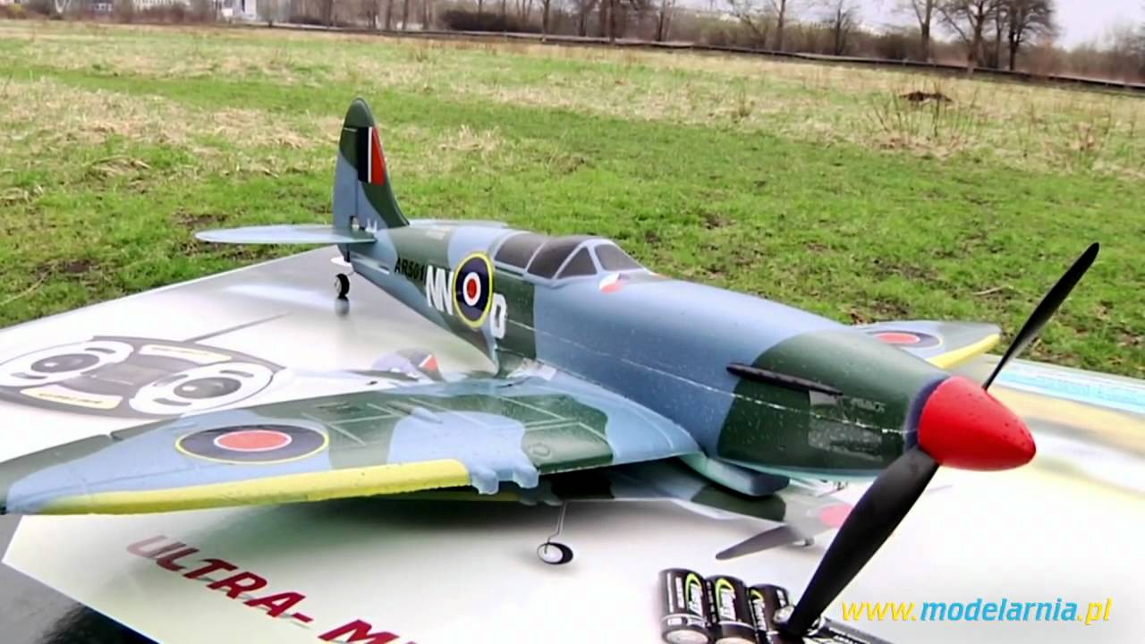 Nine Eagles Spitfire - modelarnia.pl - YouTube