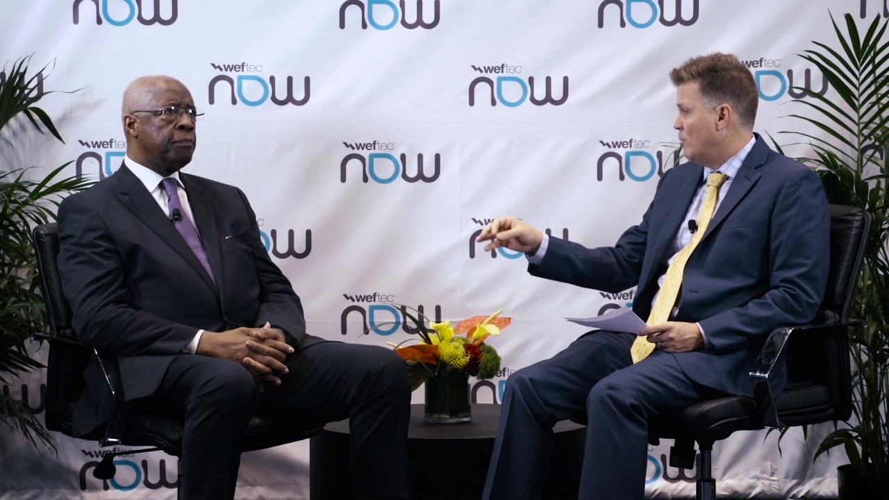 Larry Bullock in the WEFTEC Now Studio - YouTube