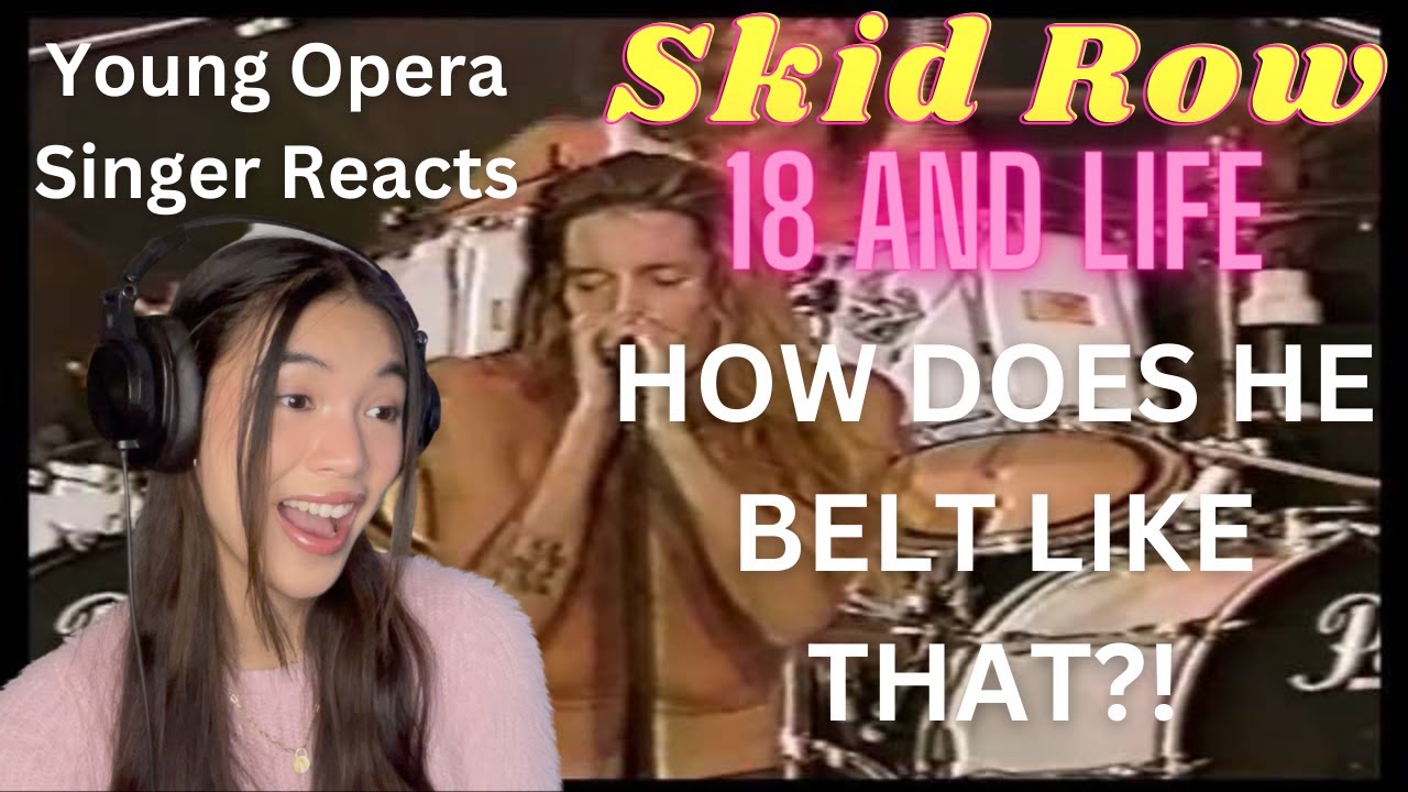 Young Opera Singer Reacts To Skid Row - 18 and Life - YouTube