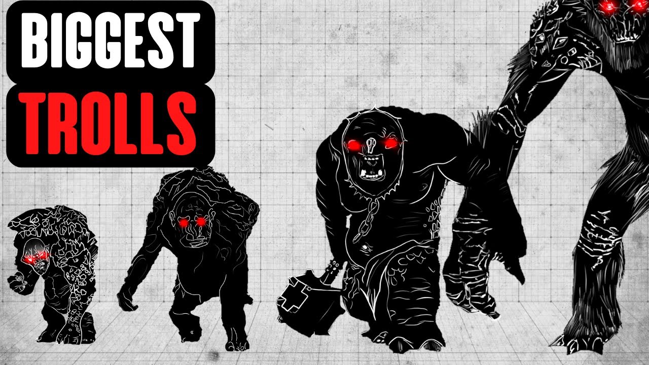 Biggest Trolls in Movies and Games | Size Comparison - YouTube