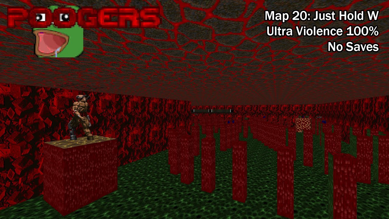 (Doom II) Poogers - Map20: Just Hold W (UV-Max) - YouTube