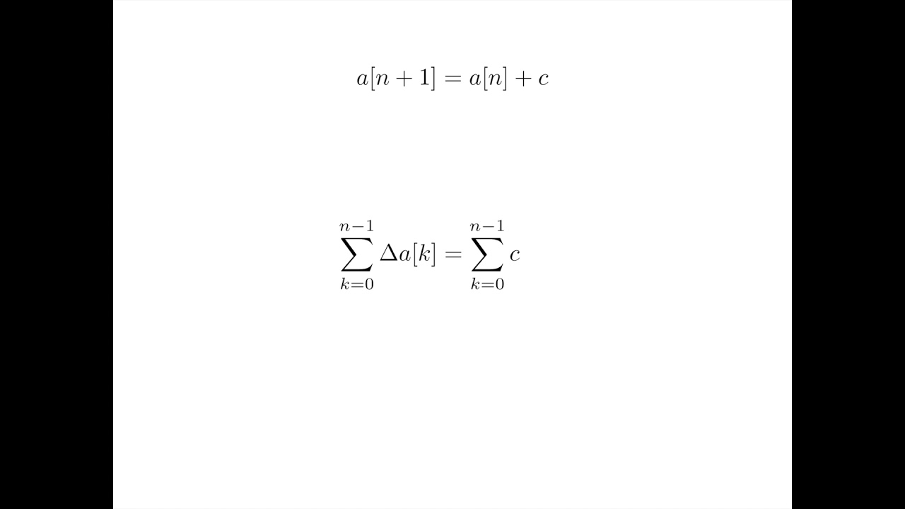 Intro to Discrete Calculus - YouTube