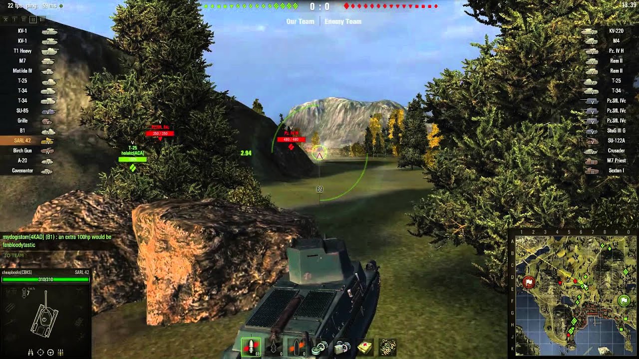World of Tanks - SARL 42 - Fjords - YouTube