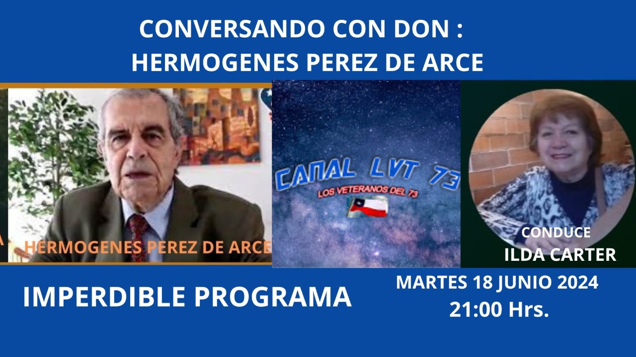 Cnversando con Don Hermagenes Perez De Arce - YouTube
