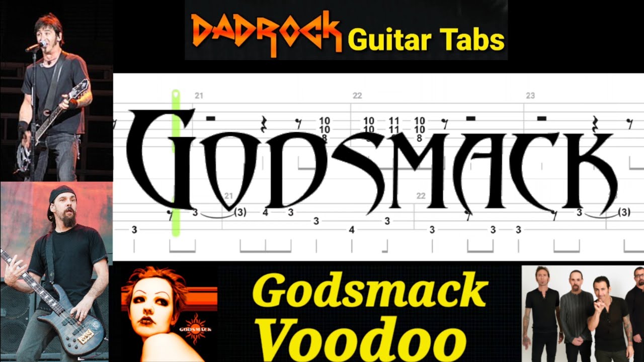 Voodoo - Godsmack - Guitar + Bass TABS Lesson - YouTube Music