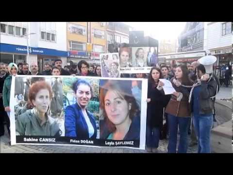 Sakine Cansız & Leyla Şaylemez & Fidan Doğan Anması | BDP YALOVA