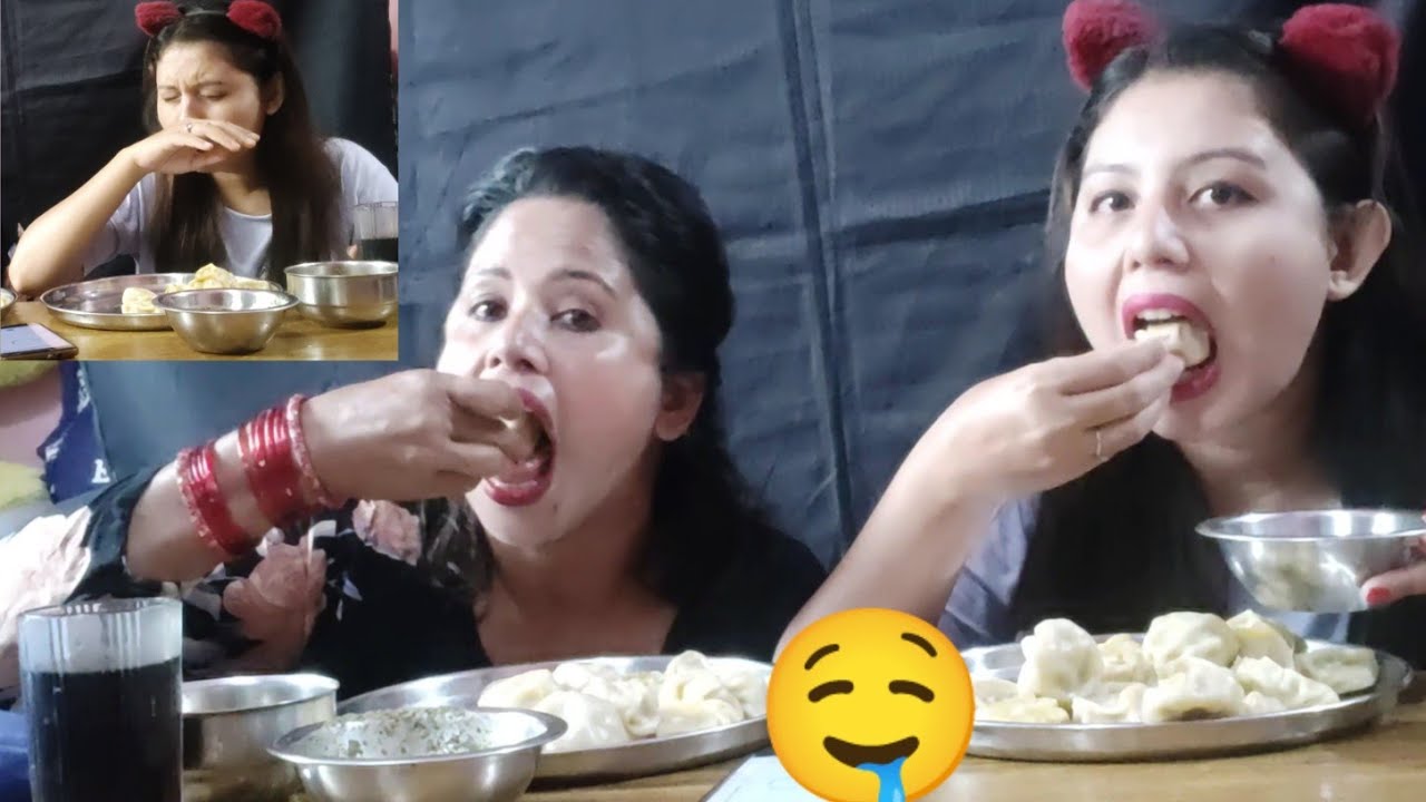 #MOMO CHALLENGE WITH MOM🤤#SPICY🥵🔥 - YouTube
