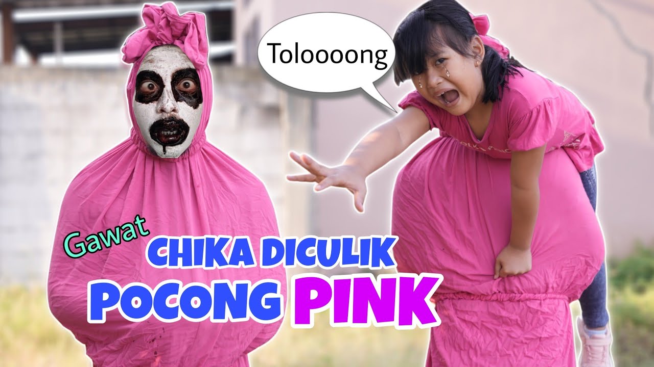 WADUH CHIKA DICULIK POCONG PINK | CHIKAKU CHANNEL - YouTube