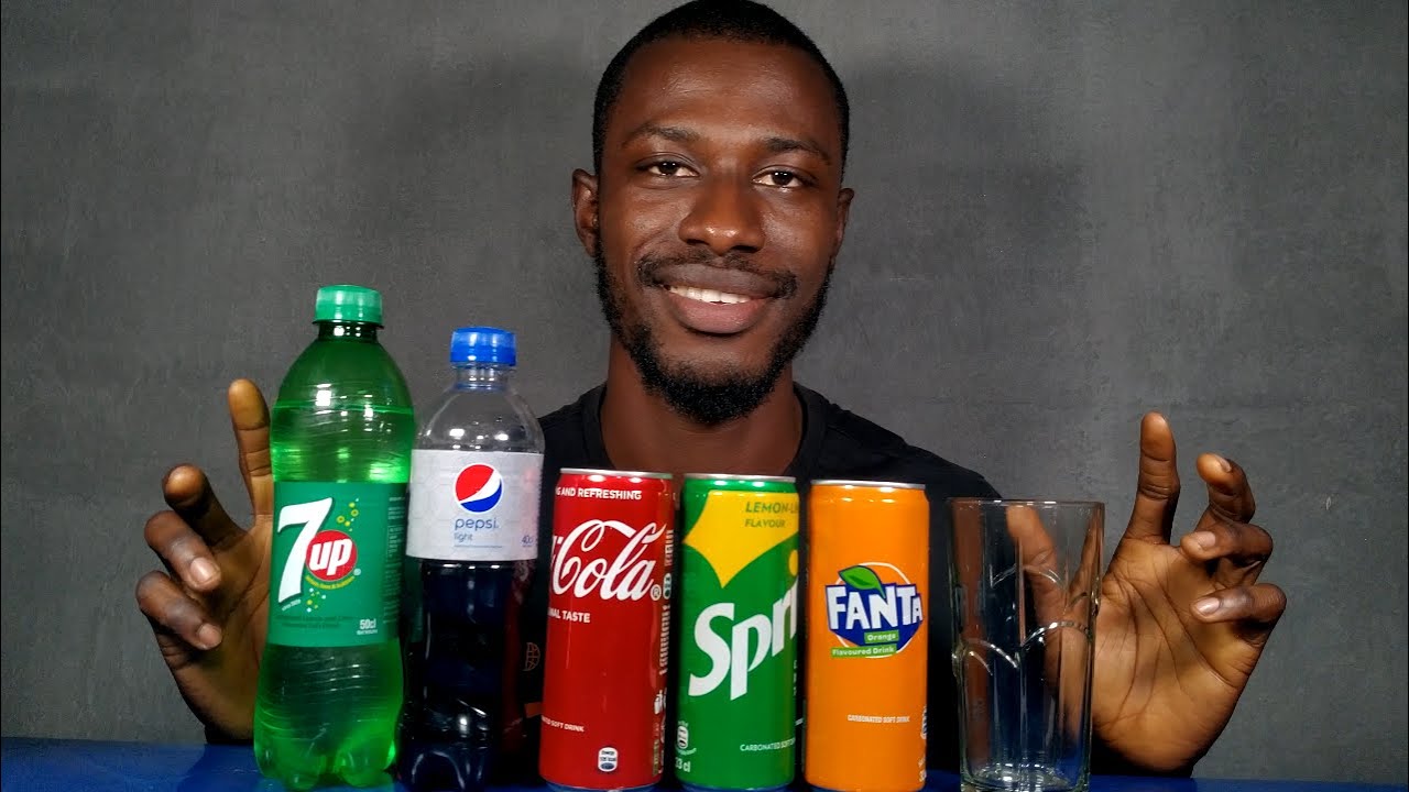 ASMR DRINKING | DRINKING MOST POPULAR SODA DRINK | COCA-COLA, PEPSI, SPRITE, SEVEN UP AND FANTA ...