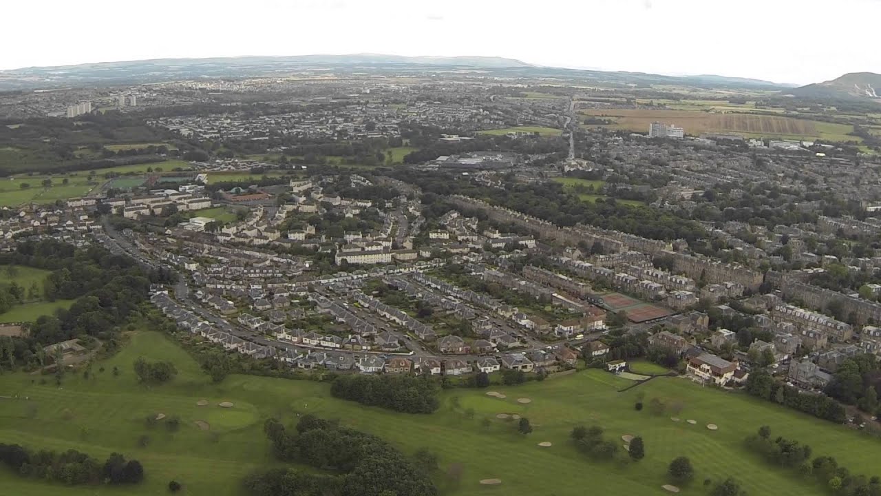 Edinburgh from the Air - YouTube