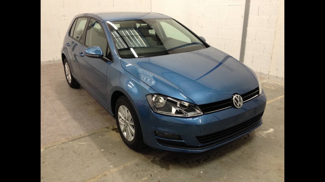 COCCICAR - VW GOLF 7 Confortline Bleu Pacifique - YouTube