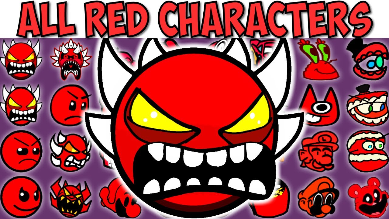 FNF Character Test | Gameplay VS My Playground | ALL Red Test - YouTube