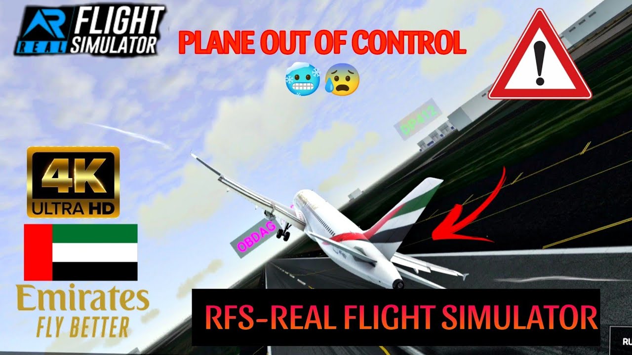 RFS - Real Flight Simulator - Plane out Of Control ||||Full Flight ...