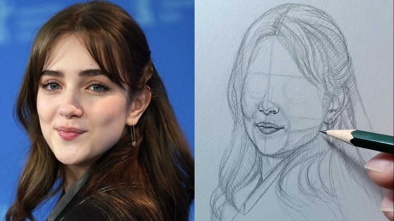 Learn to Draw Gorgeous Girl Faces with the Loomis Approach – Step by ...